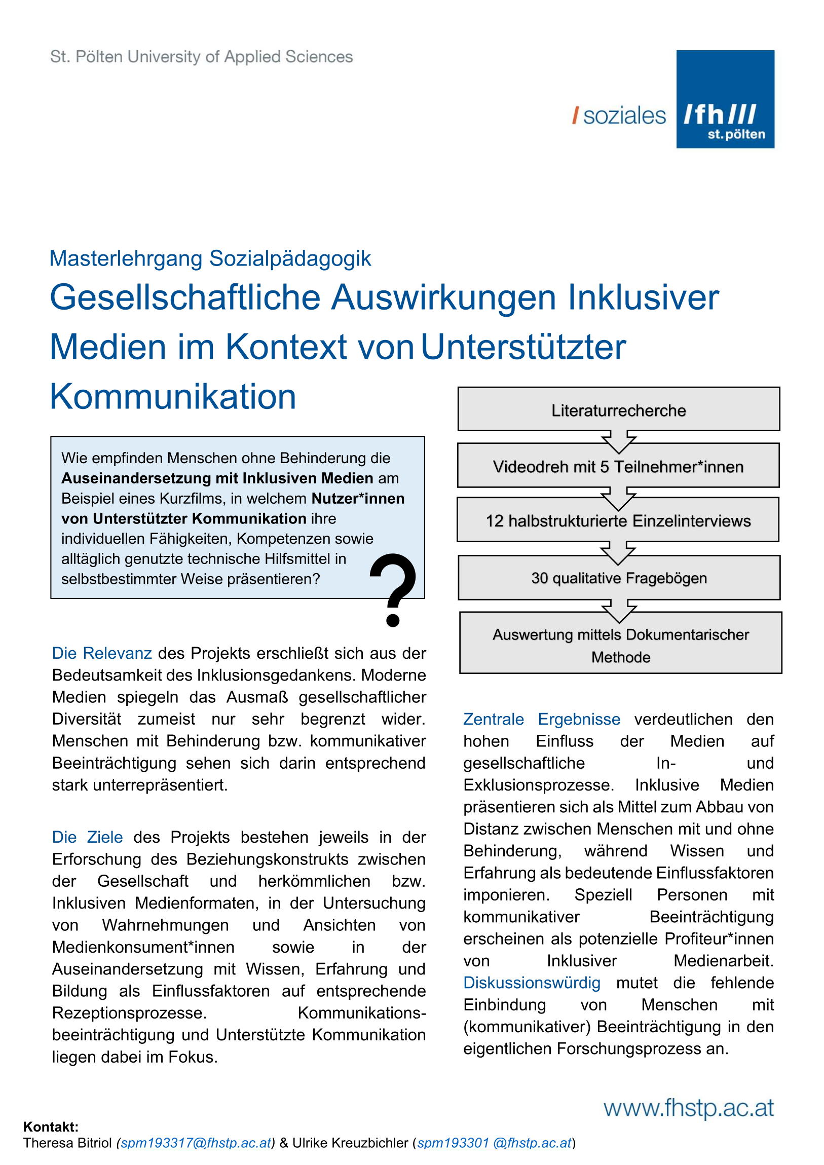 Inklusive Medienarbeit 2 - Forschung